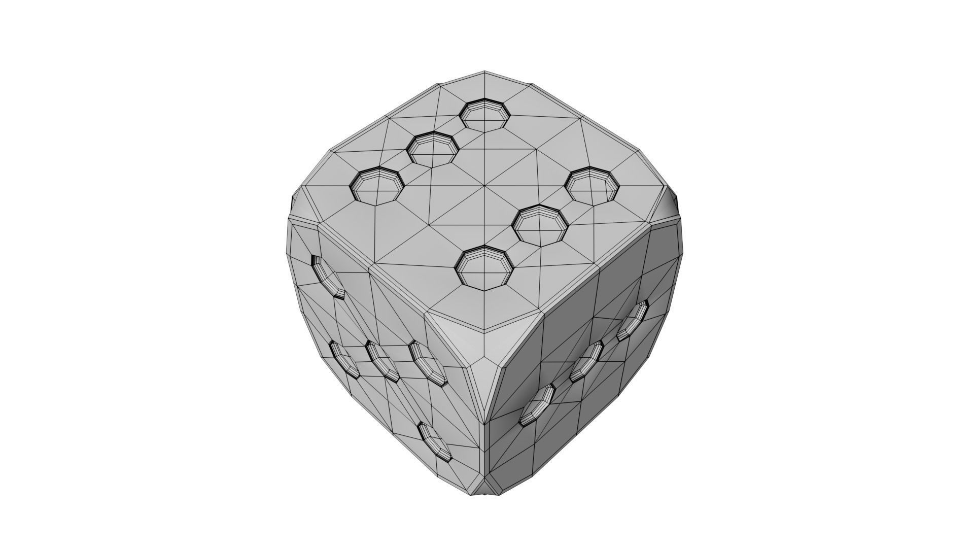 3D dice with cool materials 3D model | CGTrader