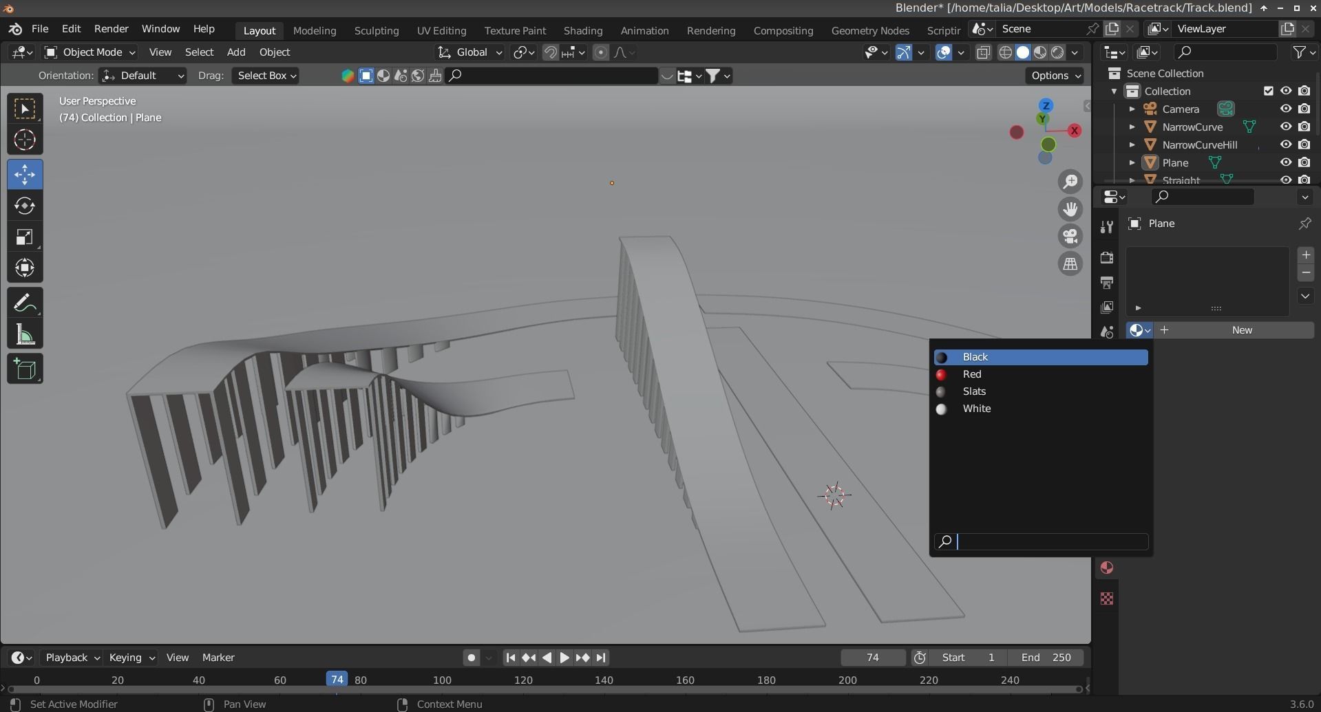 Modular Cartoon Race Track free VR / AR / low-poly 3D model | CGTrader