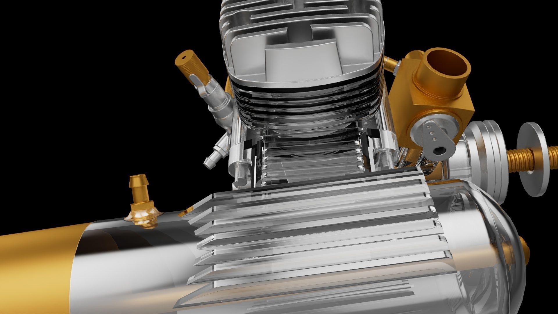 Model Engine 91 v2 3D model 3D printable | CGTrader