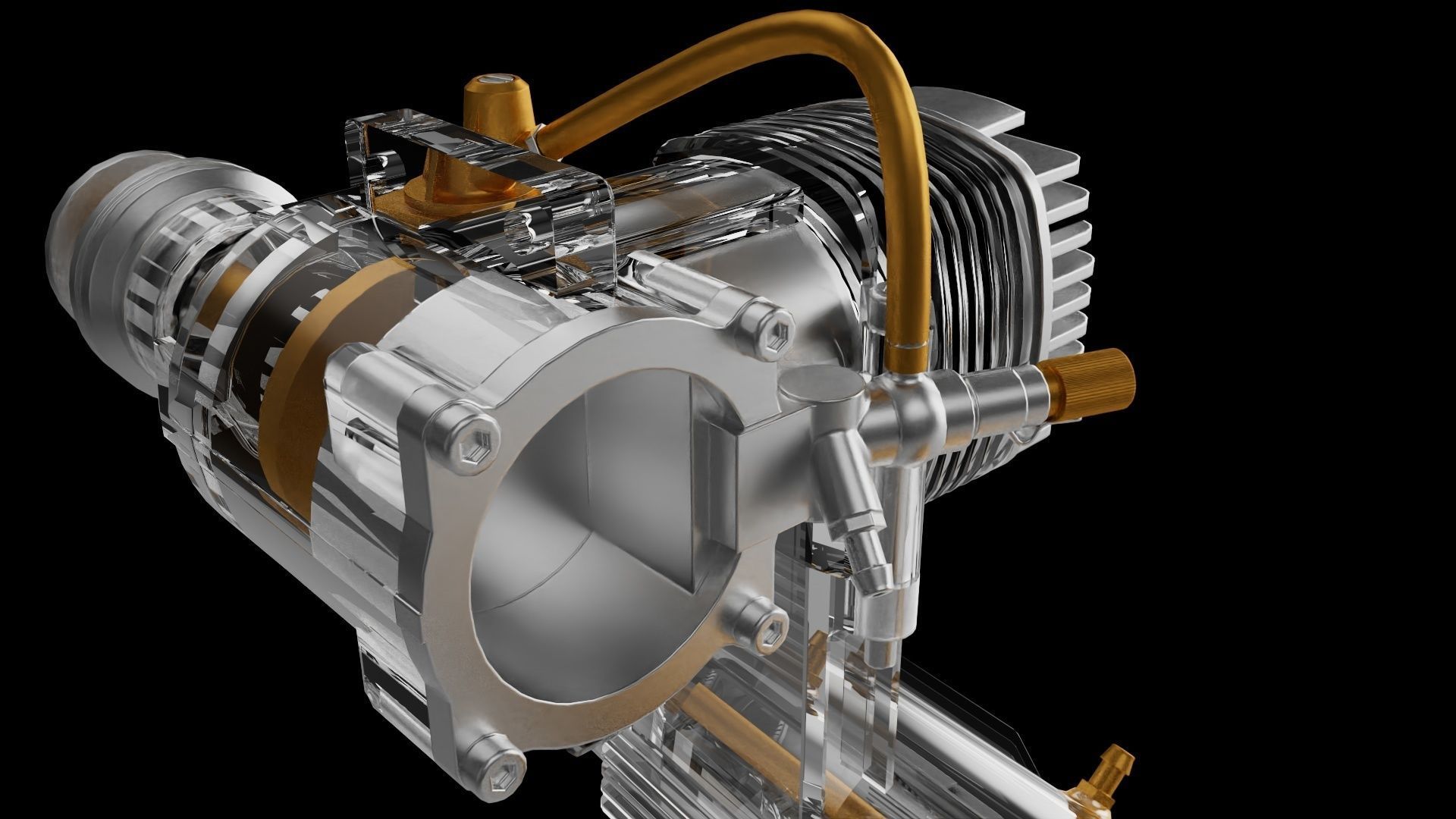 Model Engine 91 v2 3D model 3D printable | CGTrader