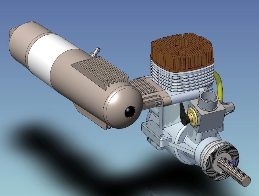 Model Engine 91 v2 3D model 3D printable | CGTrader