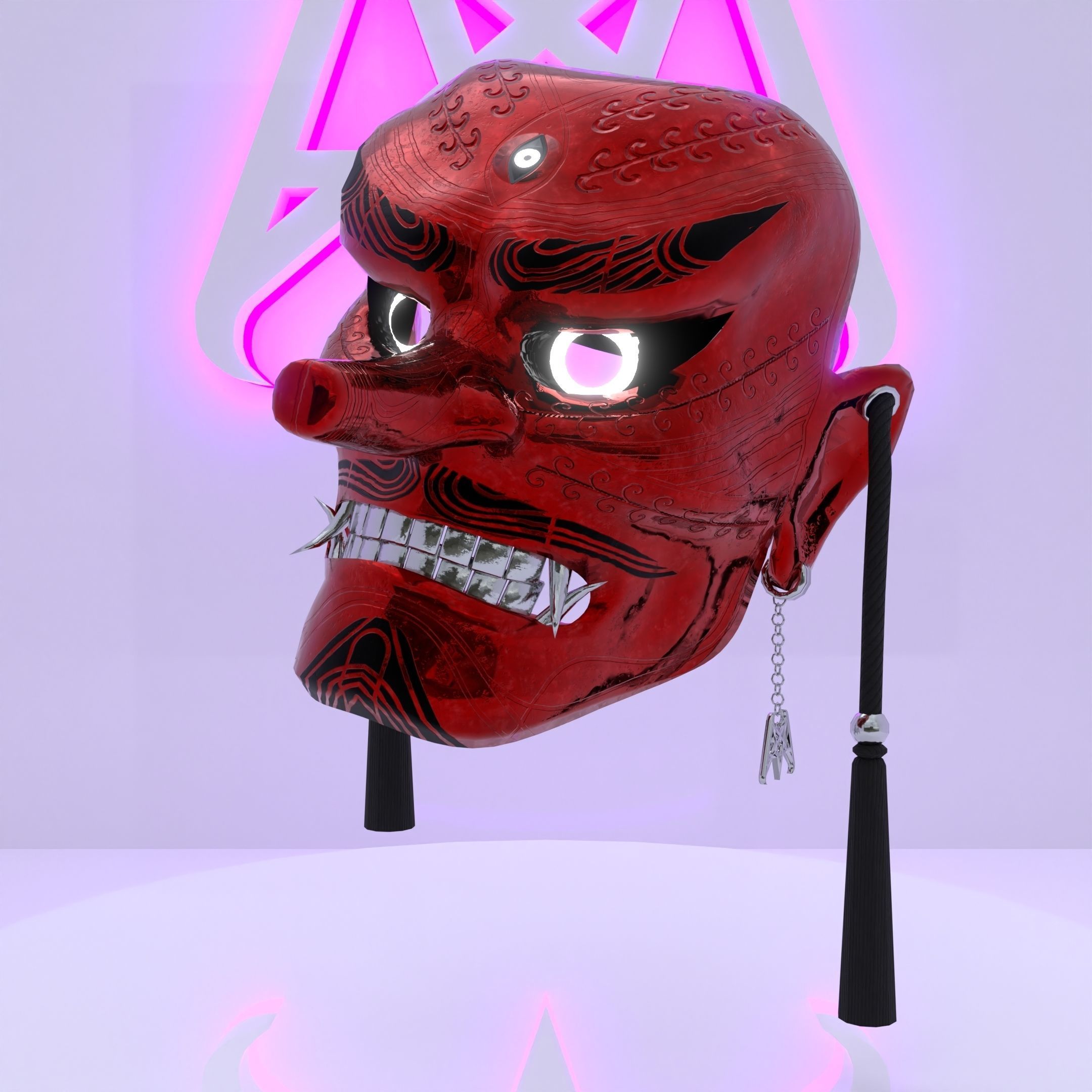 3D model Alces Tengu Mask VR / AR / low-poly | CGTrader