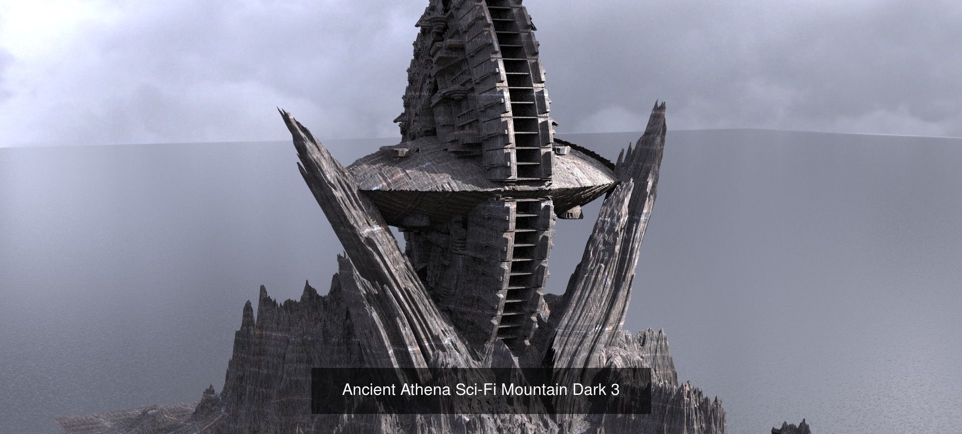 Colossal alien Mountains collection 1 | CGTrader