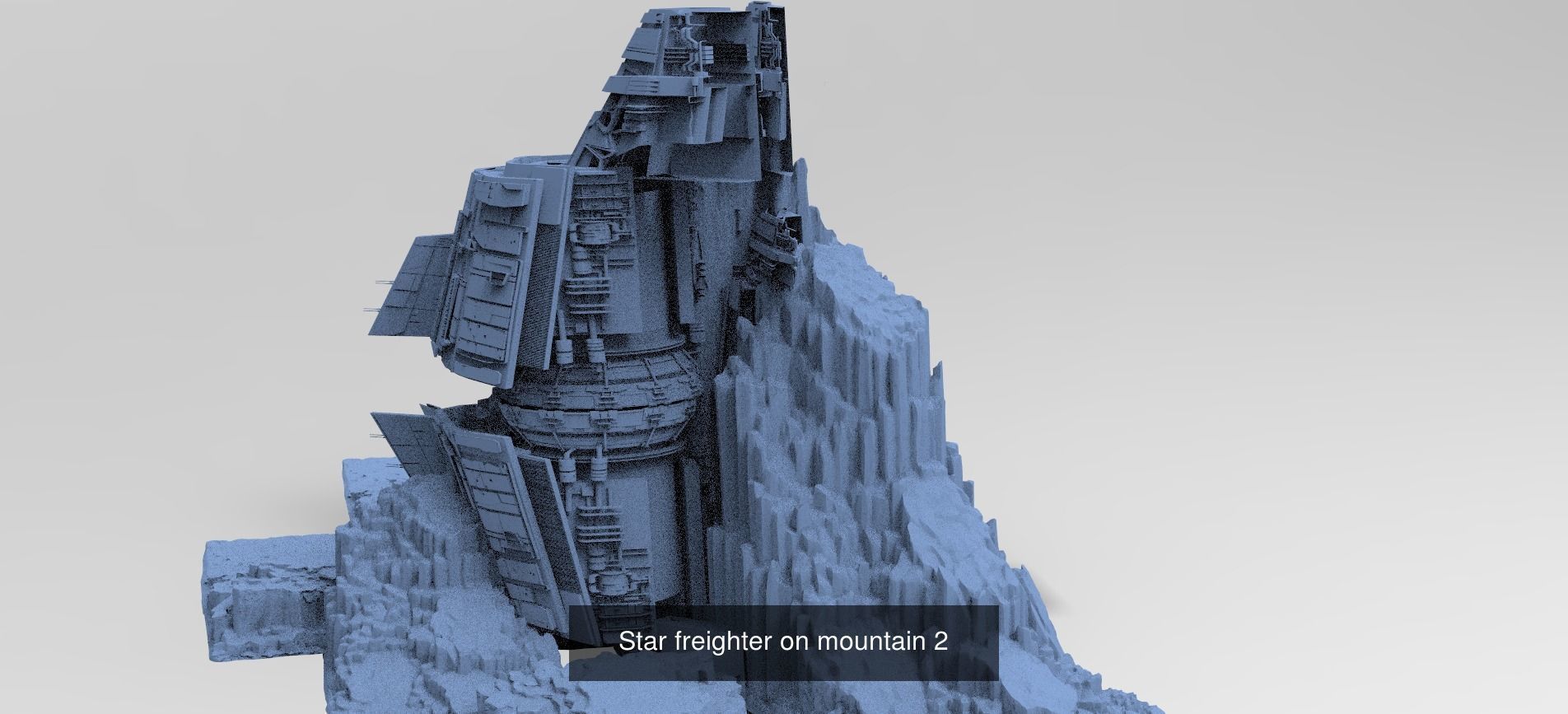 Colossal alien Mountains collection 1 | CGTrader
