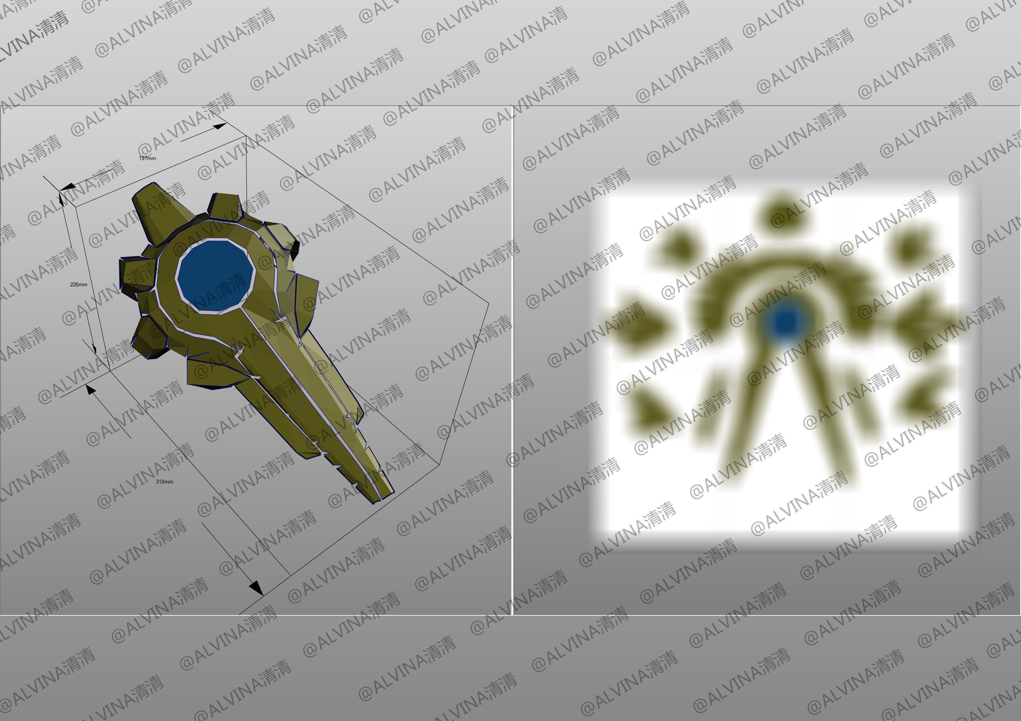 3D model Tribes Ascend - Heavy Armor pepakura Foam VR / AR / low-poly ...