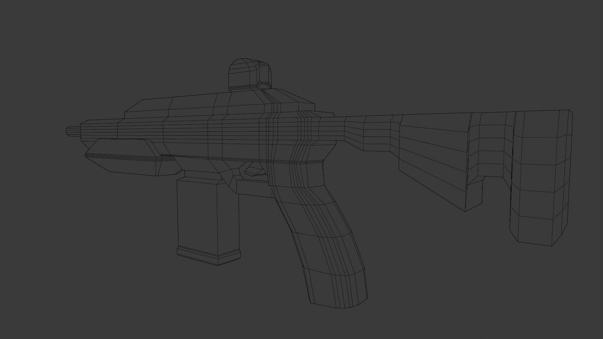 3D model Sci-Fi Semi Shotgun VR / AR / low-poly | CGTrader