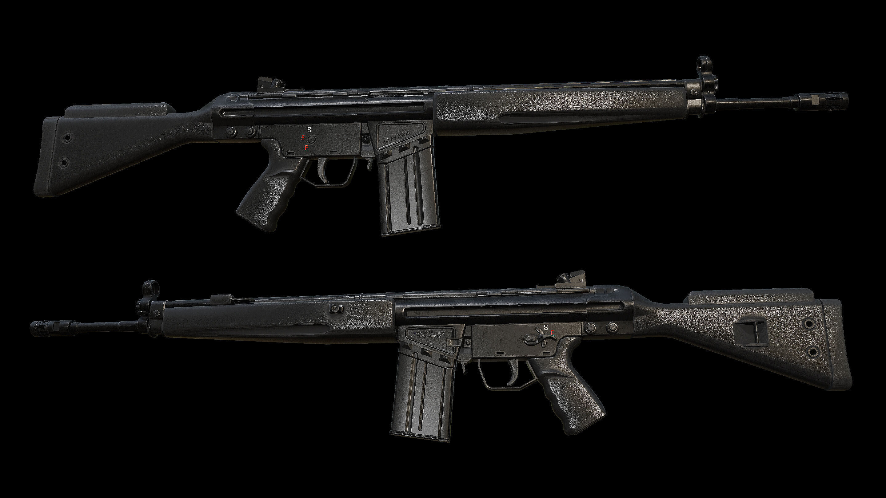 3D model G3 BattleRifle G3A3 VR / AR / low-poly | CGTrader