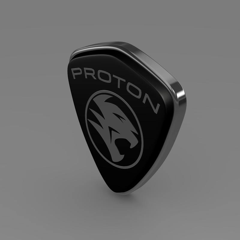 Proton logo 3D model | CGTrader