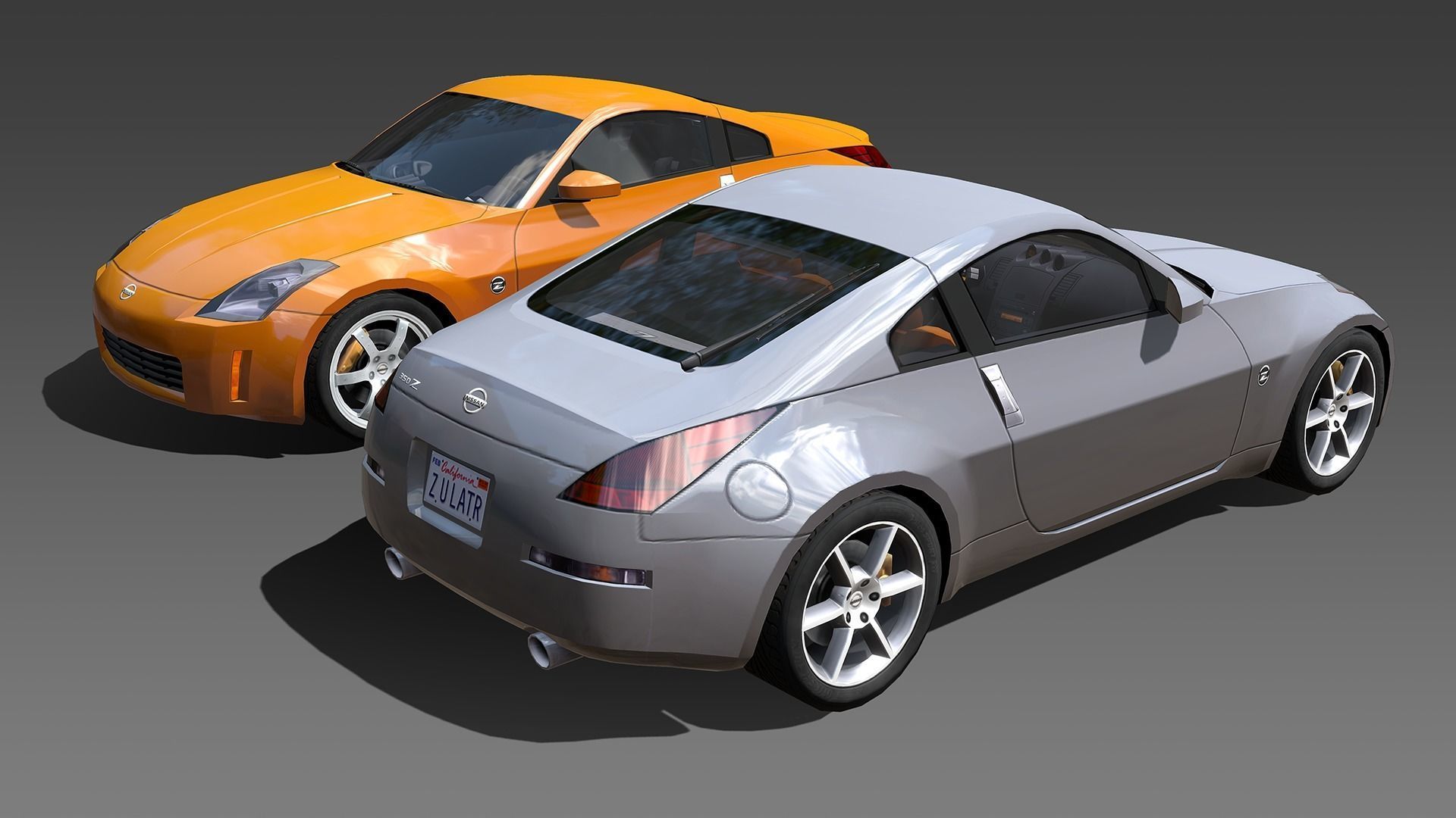 3D model 2002-2008 Nissan 350z VR / AR / low-poly | CGTrader