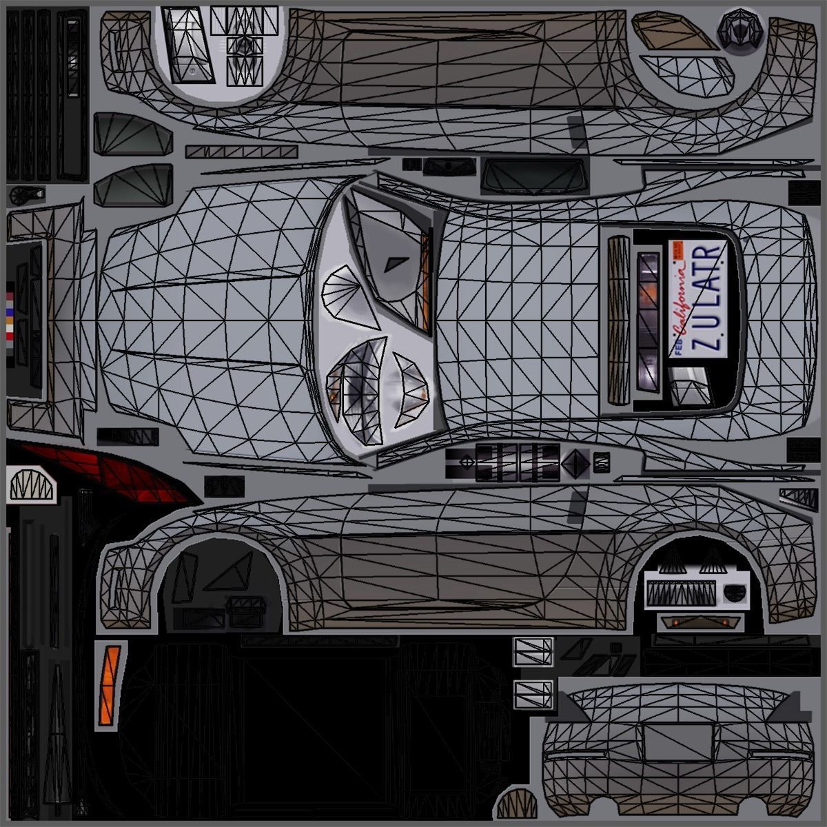 3D model 2002-2008 Nissan 350z VR / AR / low-poly | CGTrader