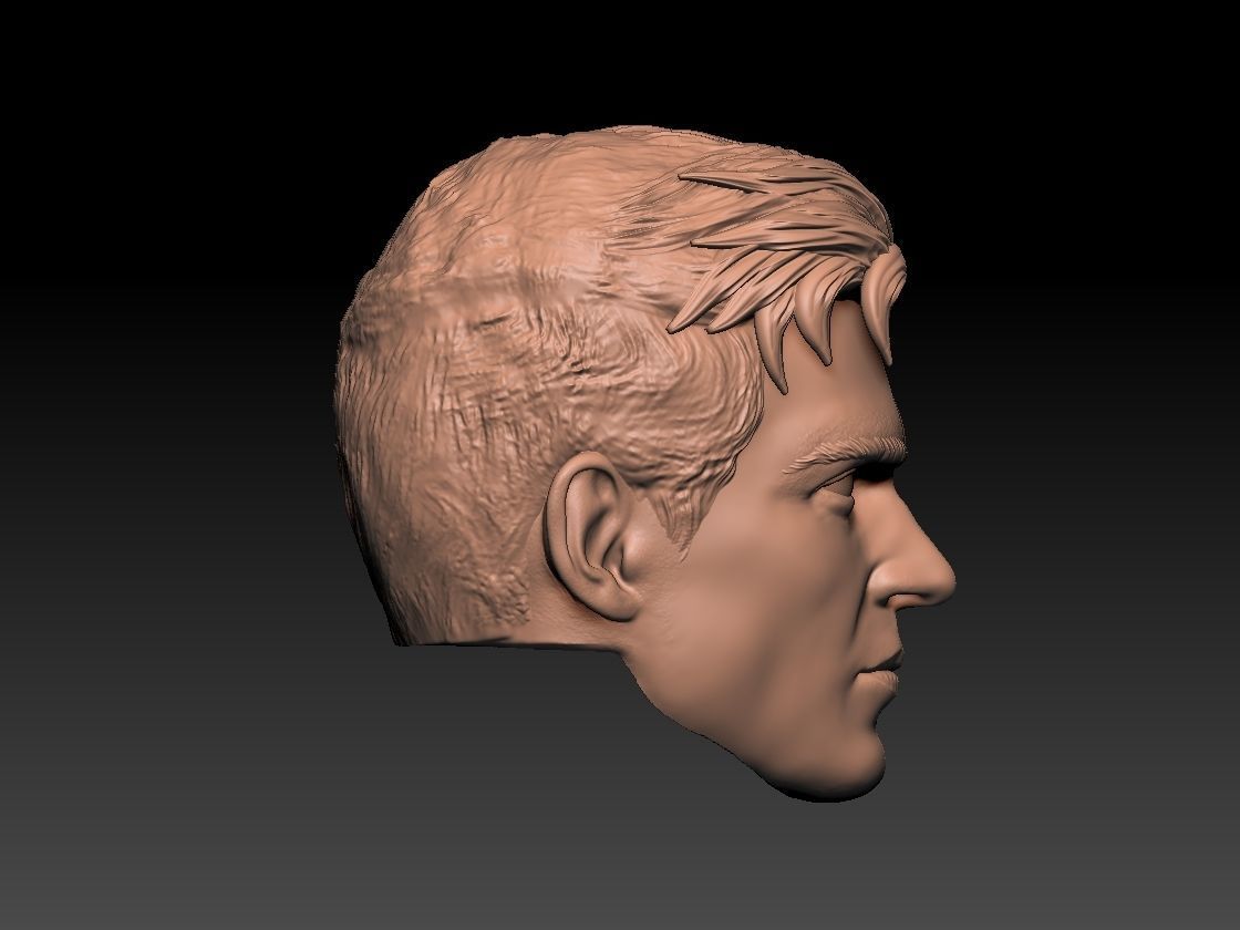 New Superman head 3D model 3D printable | CGTrader