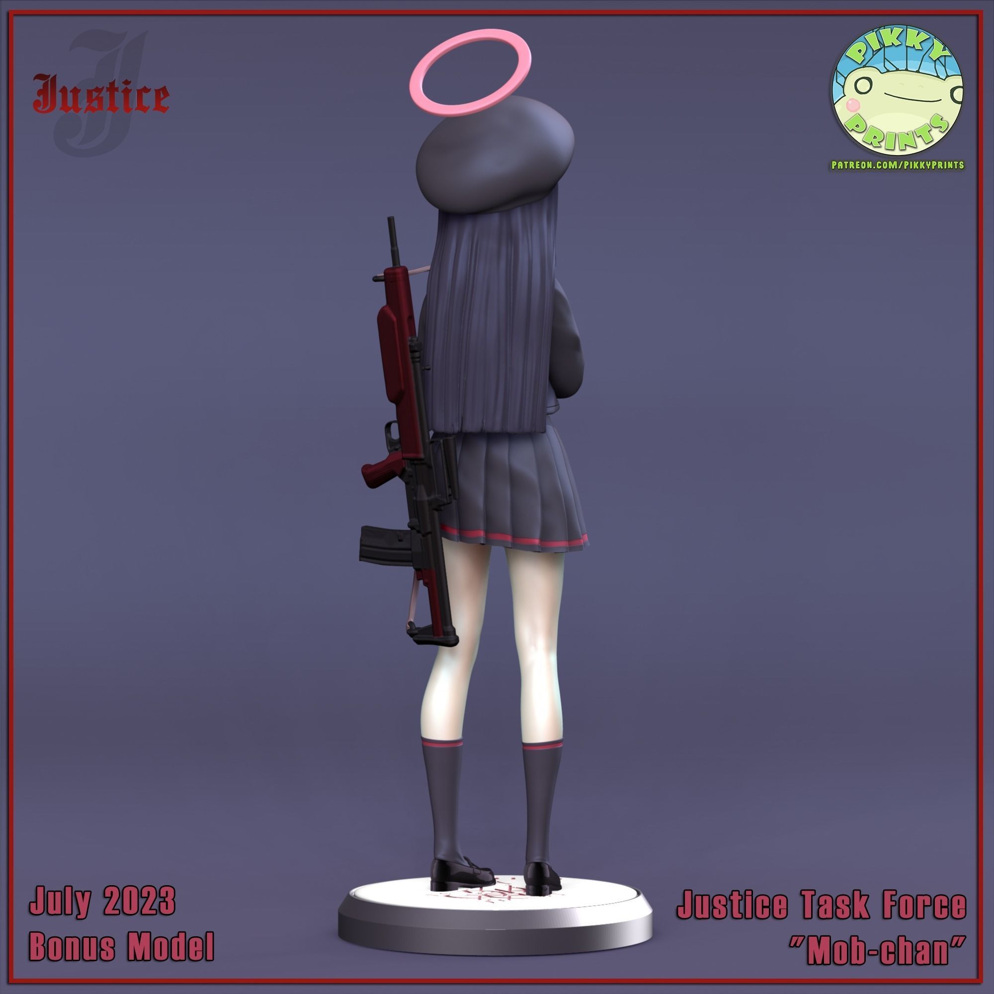 Mob-chan - Blue Archive 3D model 3D printable | CGTrader