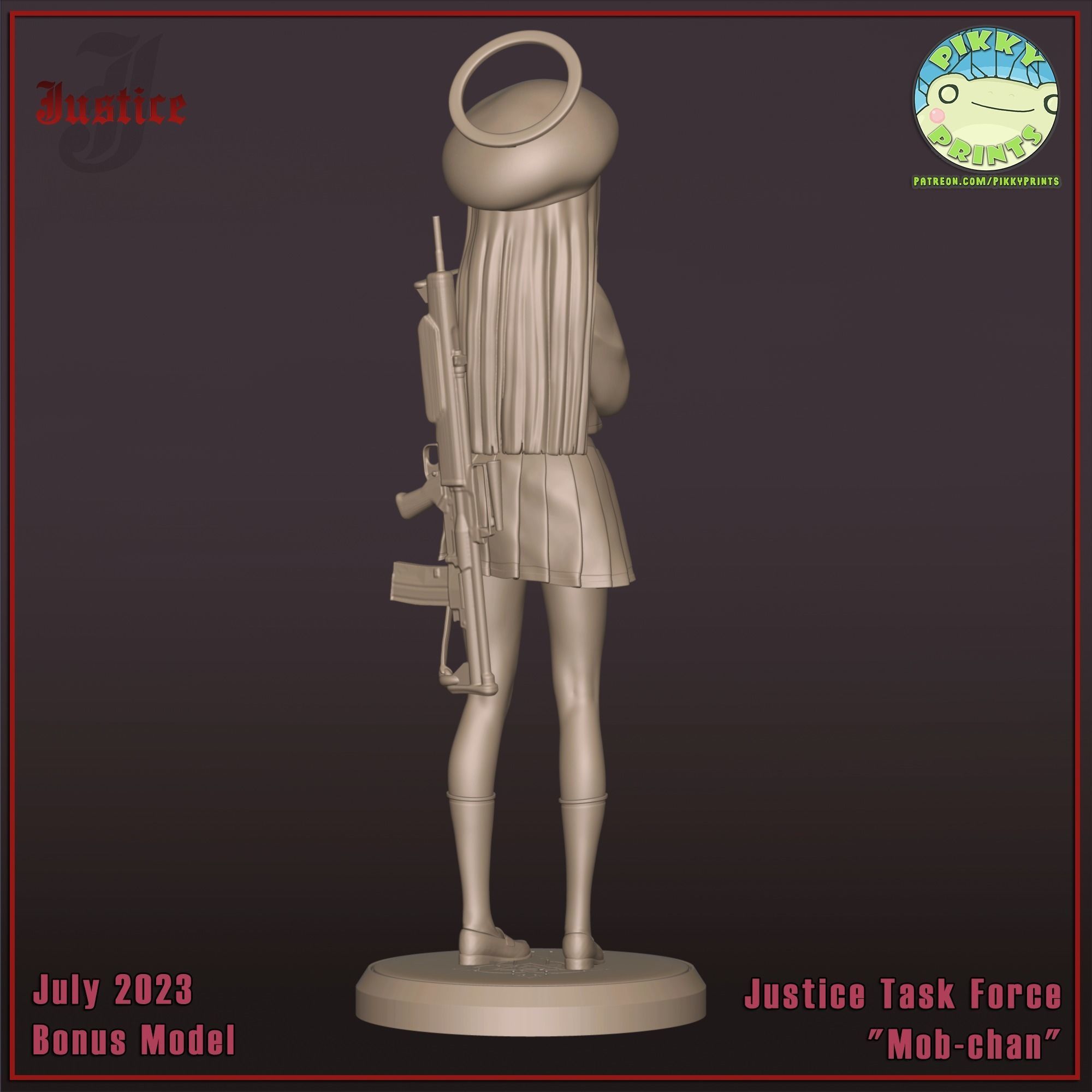 Mob-chan - Blue Archive 3D model 3D printable | CGTrader