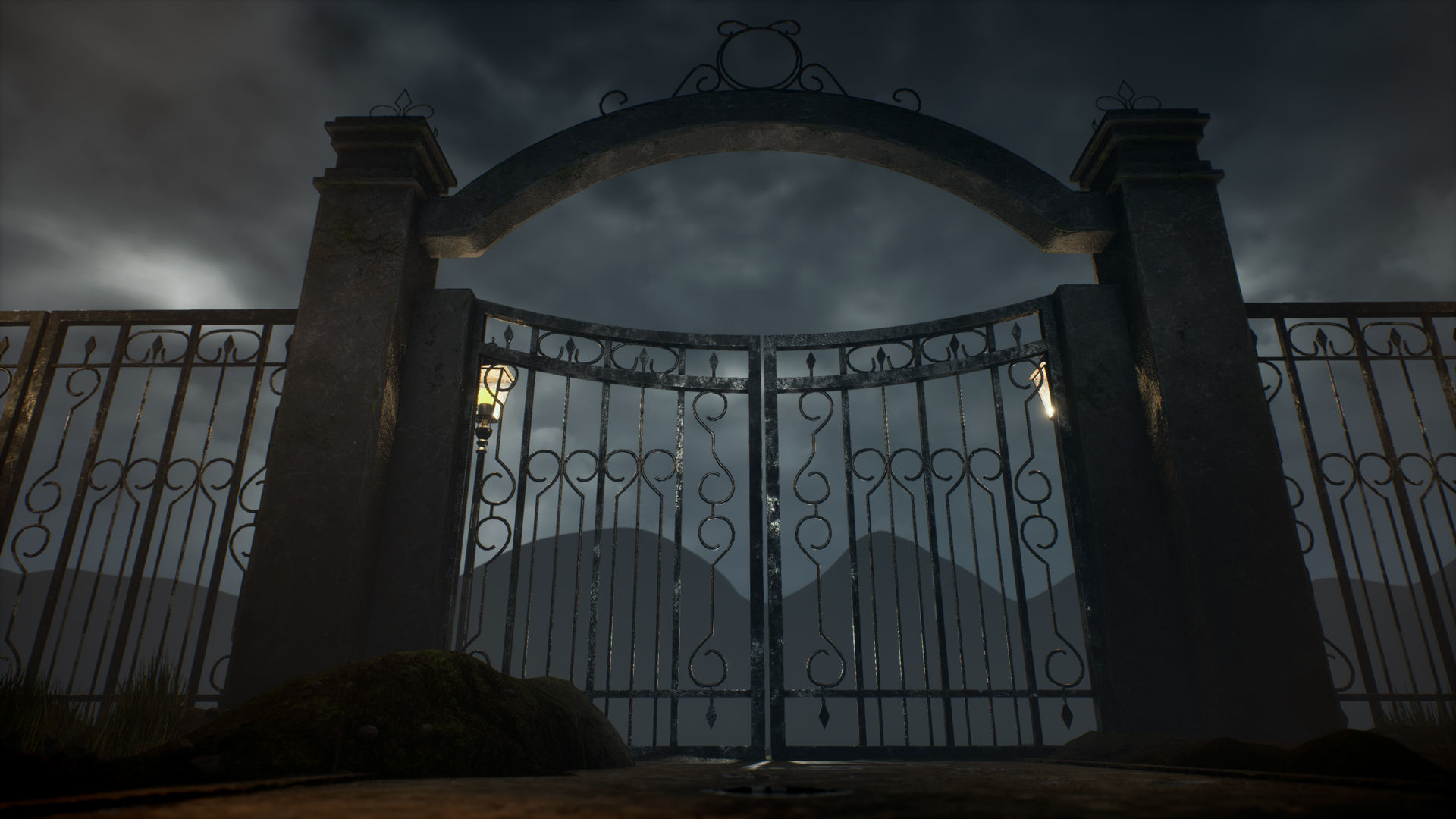 3D model Forgotten Cemetery VR / AR / low-poly | CGTrader