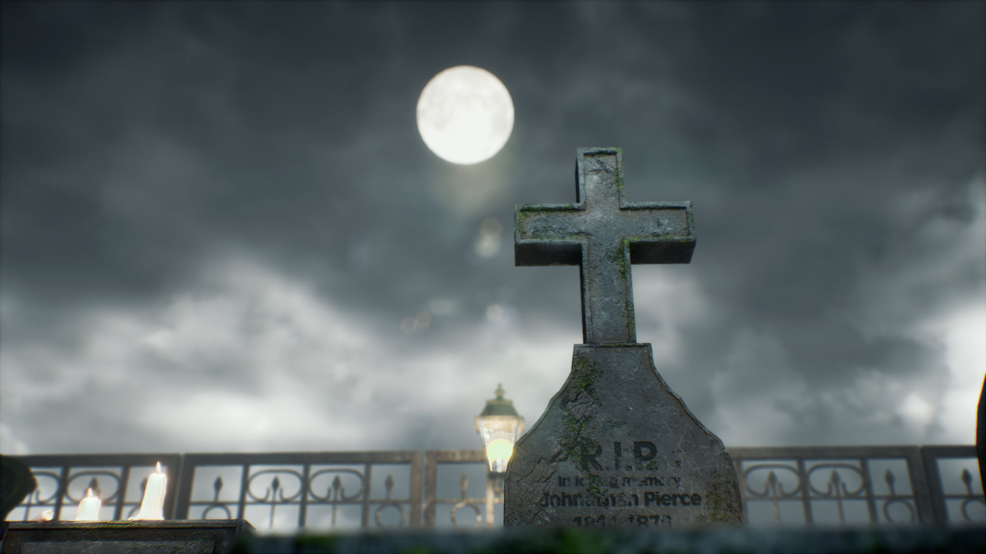 3D model Forgotten Cemetery VR / AR / low-poly | CGTrader