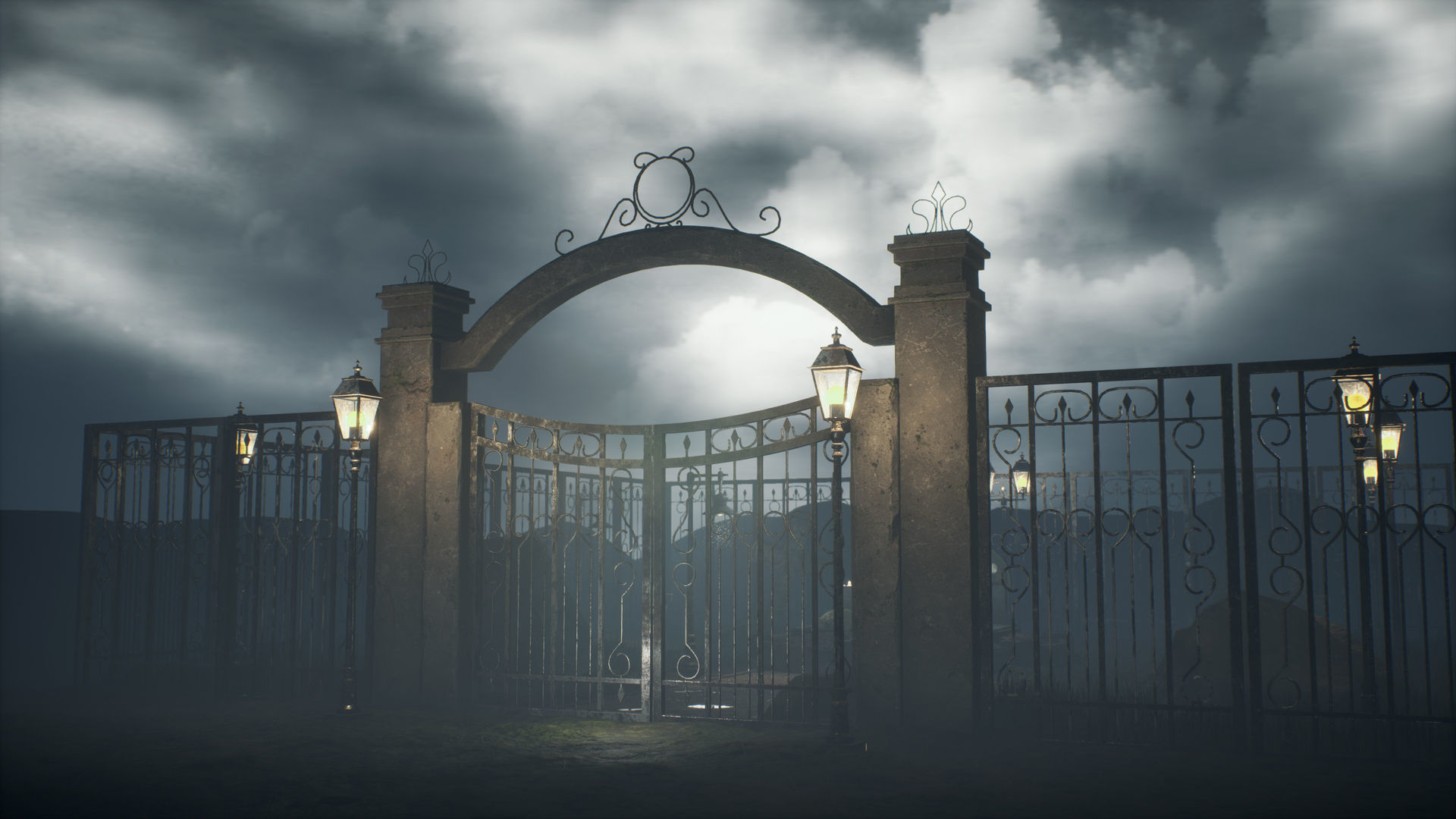 3D model Forgotten Cemetery VR / AR / low-poly | CGTrader