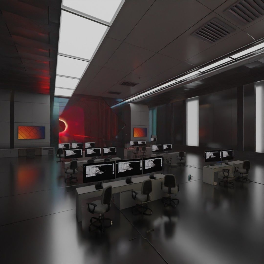 Sci-fi Laboratory 3D model | CGTrader