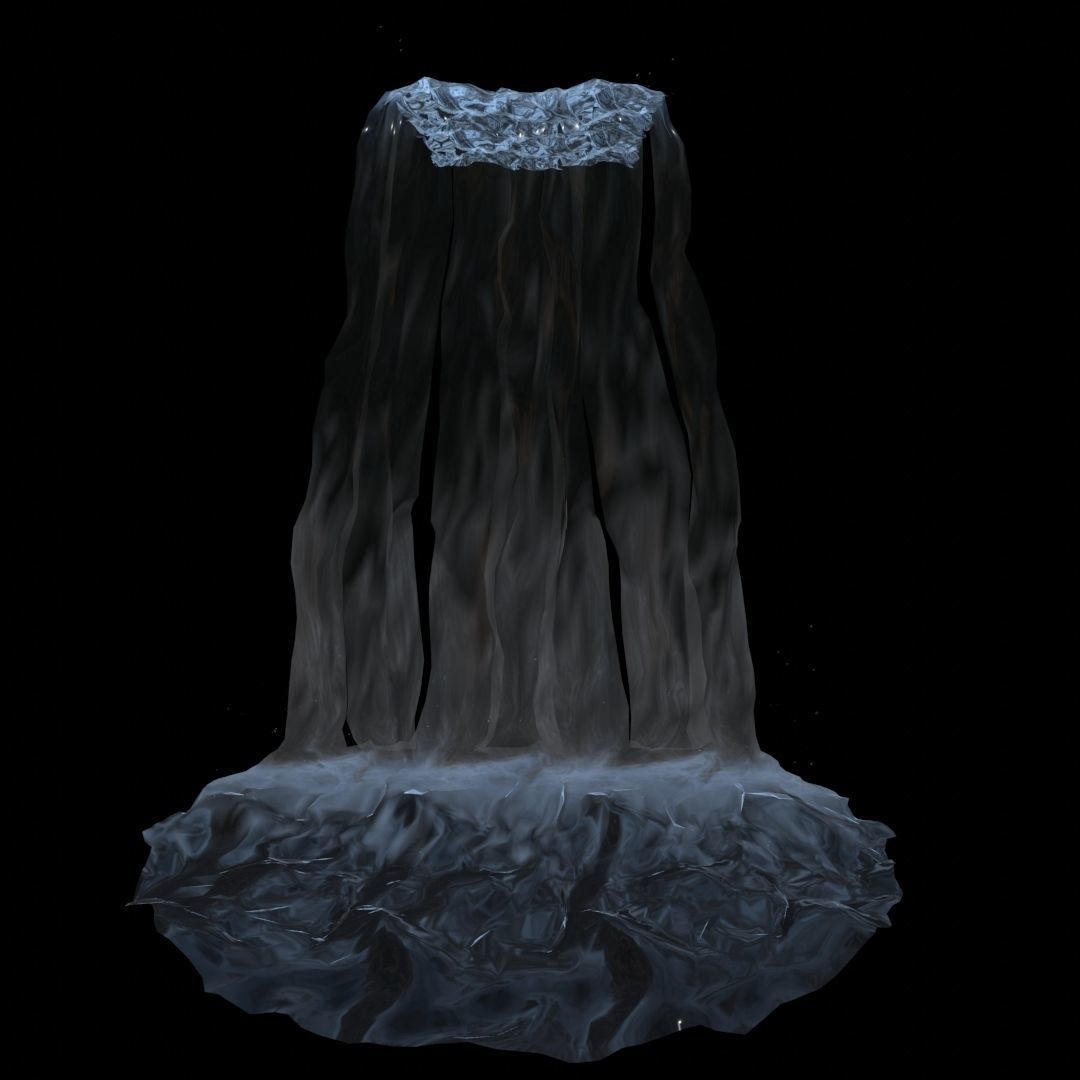 3D model Waterfall animated looping VR / AR / low-poly | CGTrader