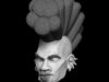 SPIDER PUNK MOHAWK HAIR 3D model | CGTrader