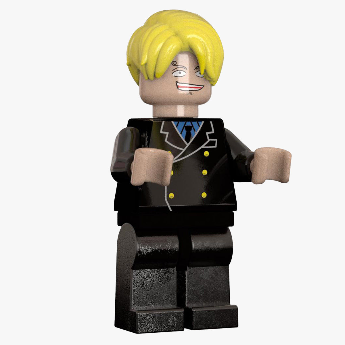 3D model Lego Sanji Minifigure VR / AR / low-poly | CGTrader