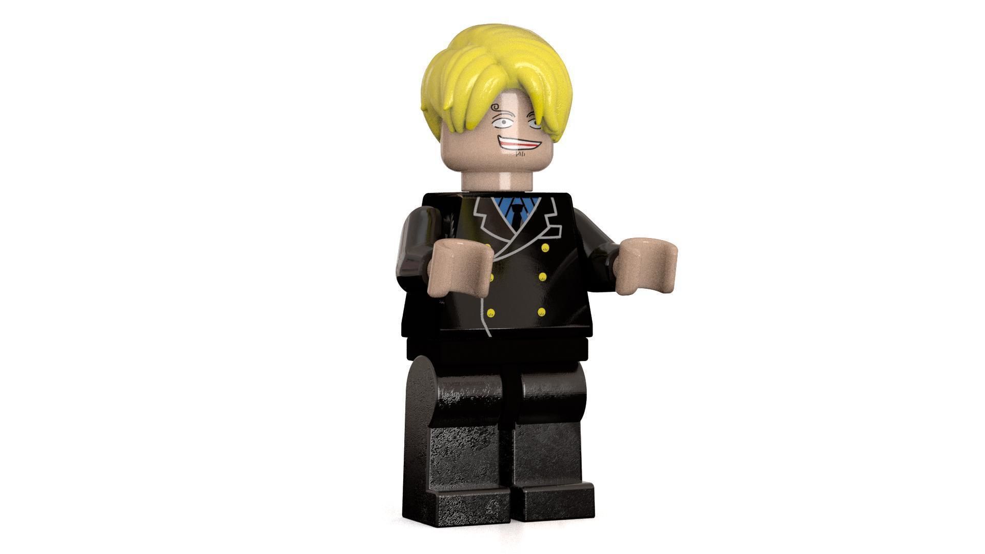 3D model Lego Sanji Minifigure VR / AR / low-poly | CGTrader
