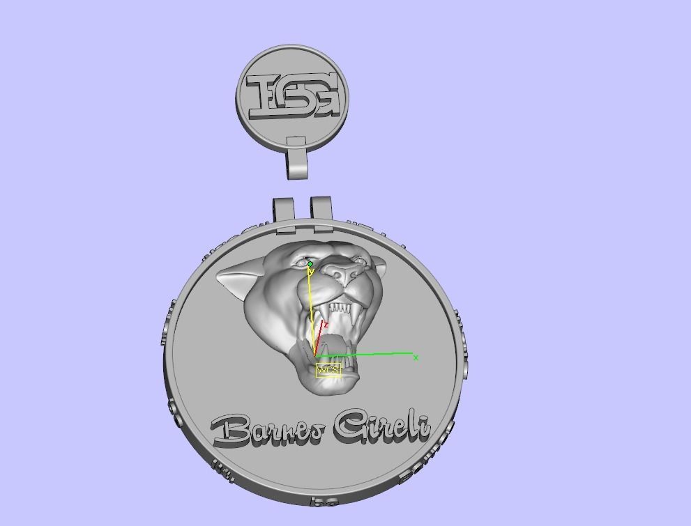 Lion Pendant CAD files 3D model 3D printable | CGTrader
