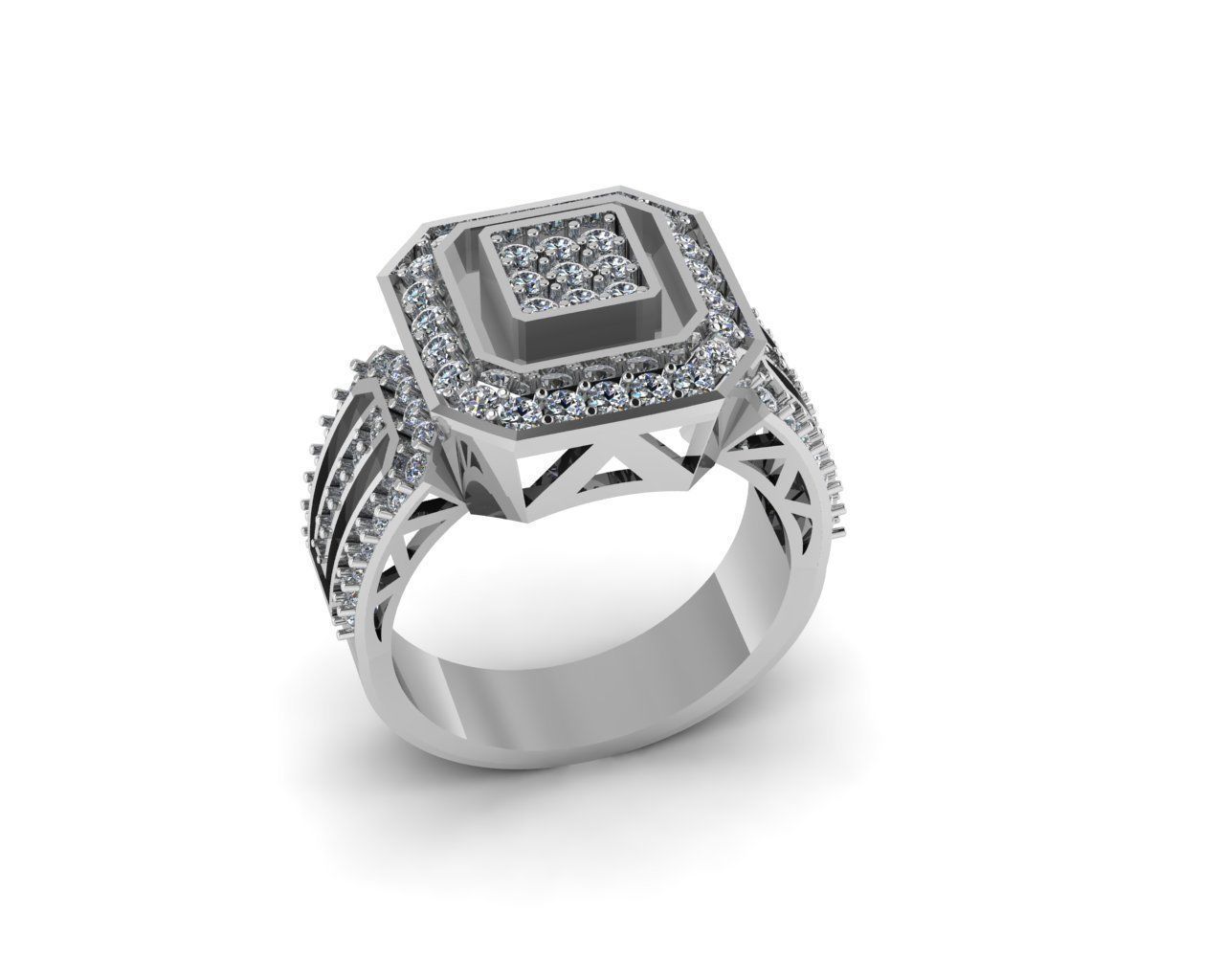 Rings 3D model 3D printable | CGTrader