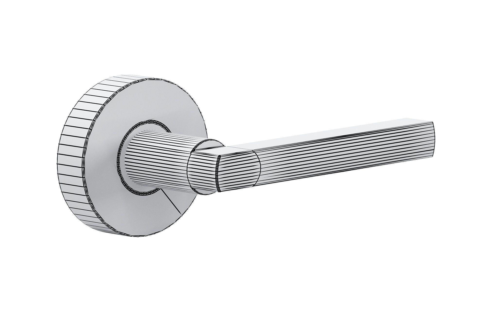 SOLVIG SG35 T100 Series Door Lever 3D model | CGTrader