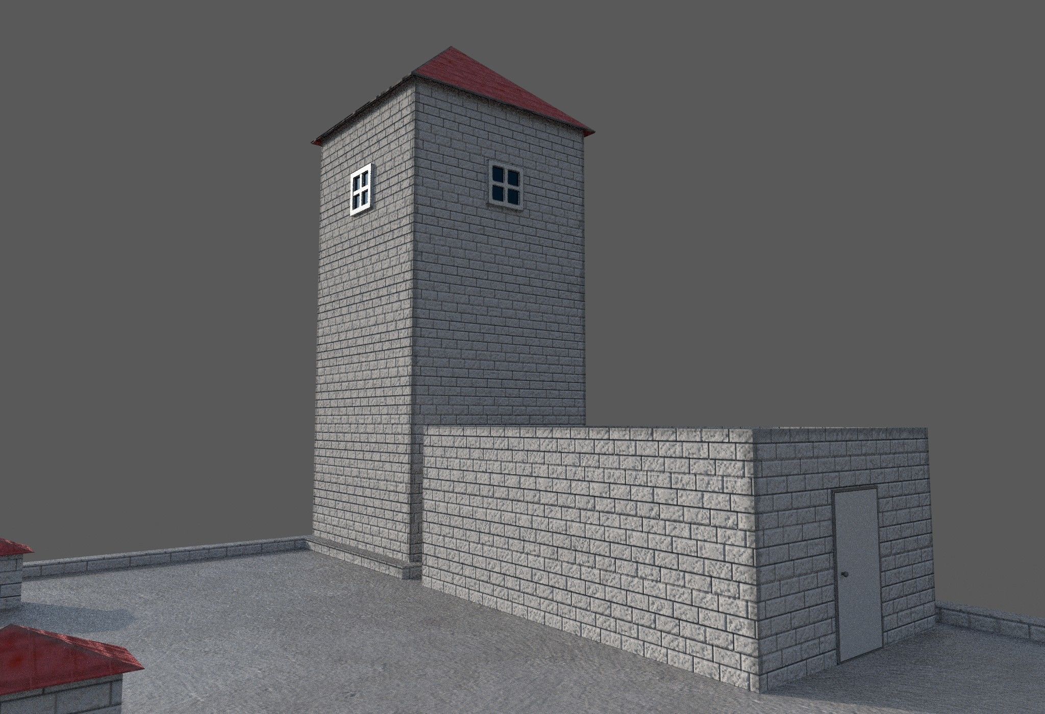 Fire Department with textures in two styles 3D model | CGTrader