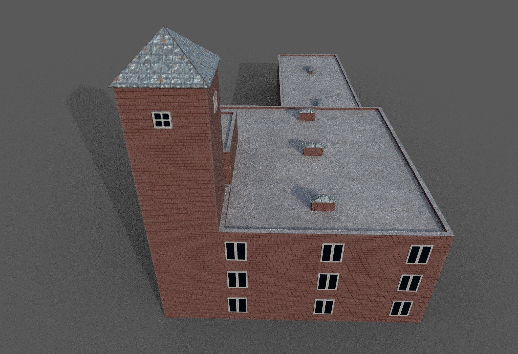 Fire Department with textures in two styles 3D model | CGTrader