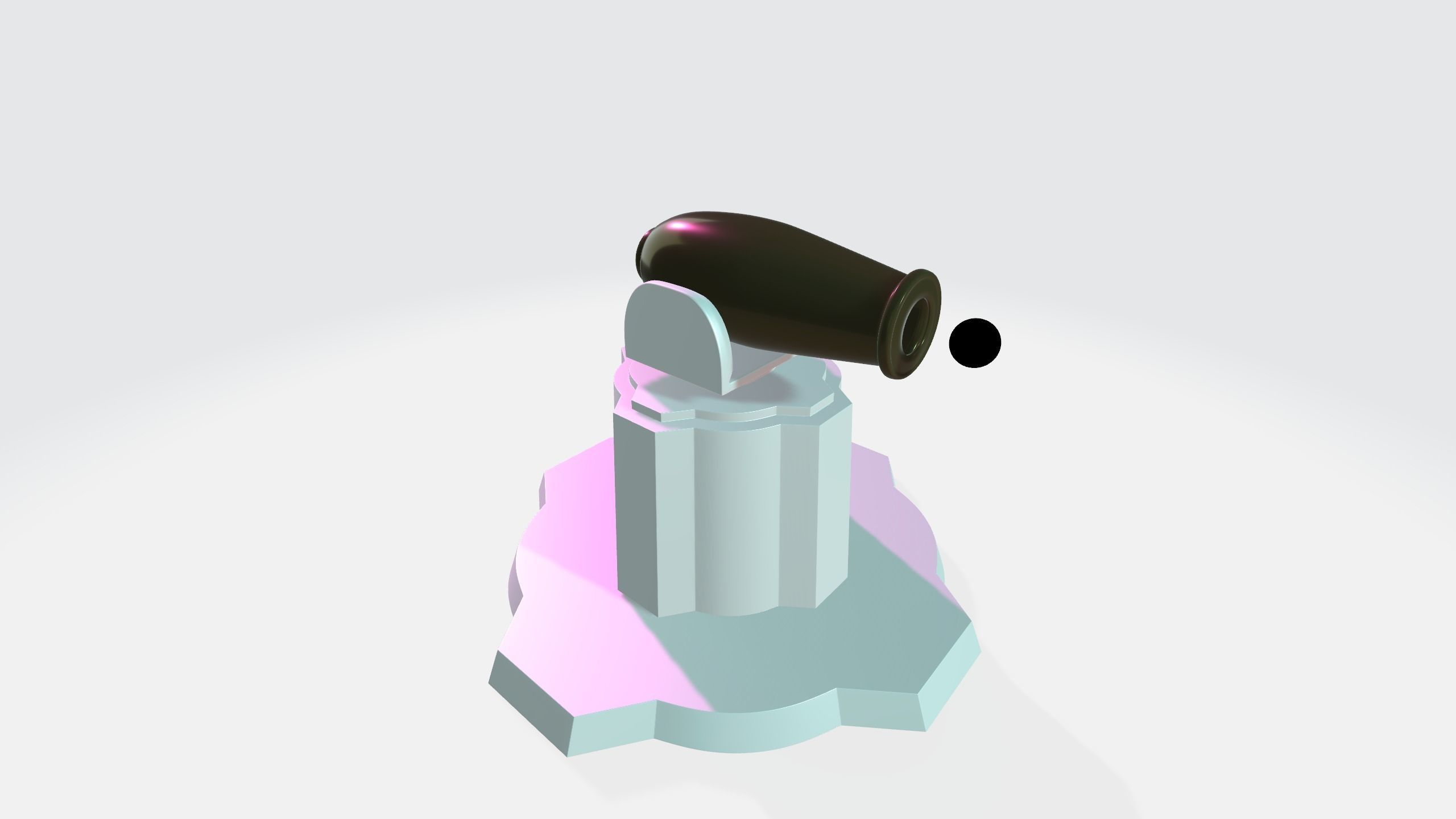 cannon weapons Base for game 3D model | CGTrader