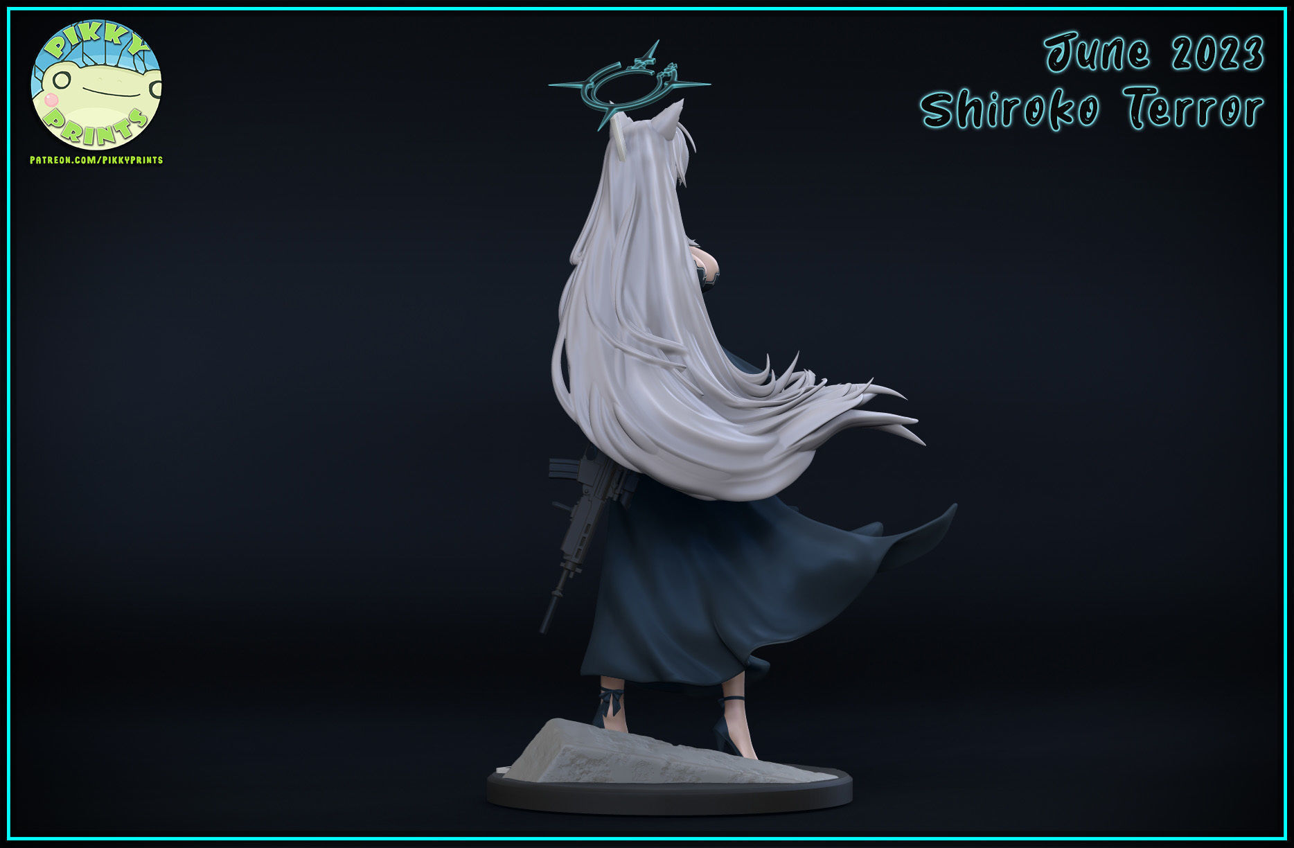 Shiroko Terror - Blue Archive 3D model 3D printable | CGTrader