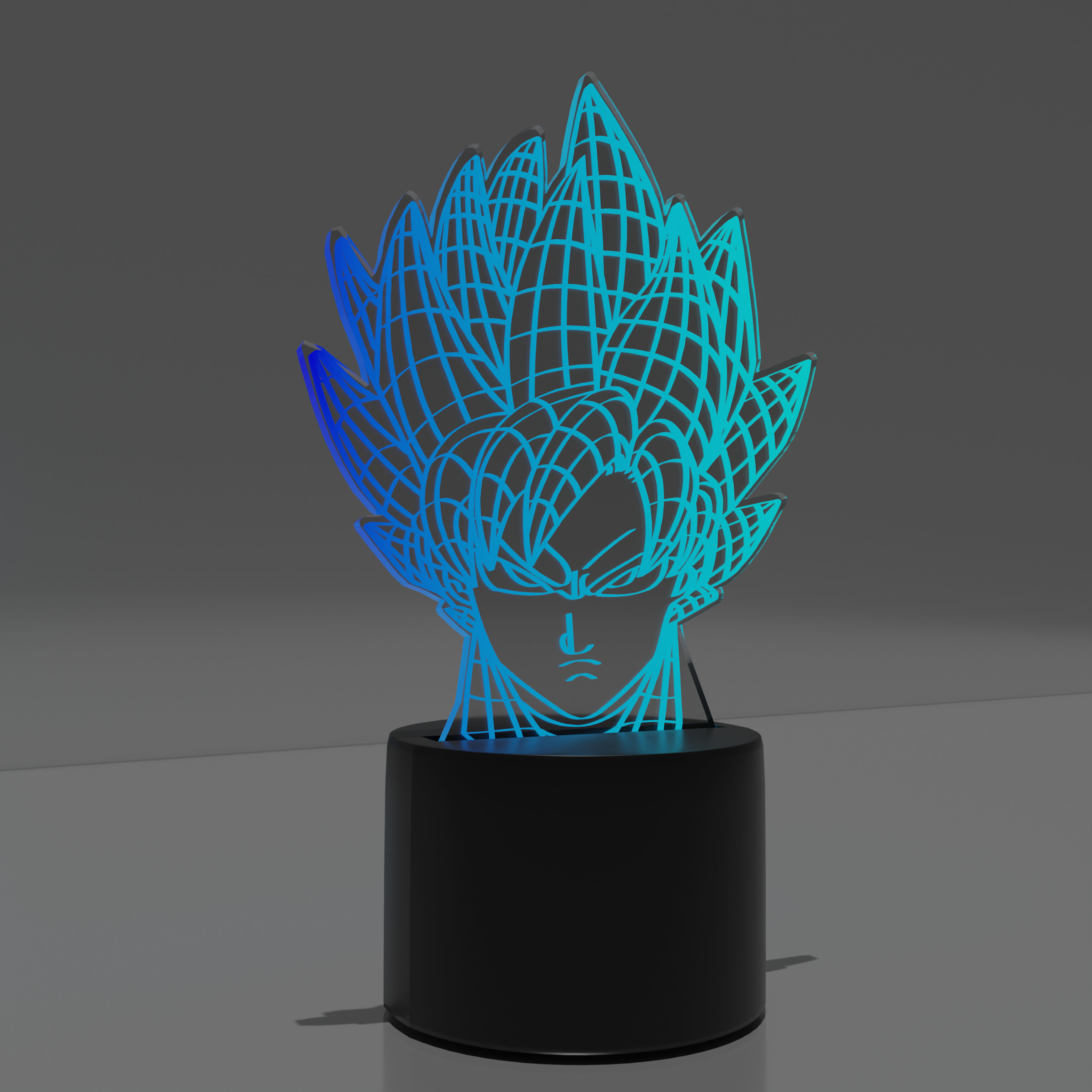 Goku RGB Figure 3D model | CGTrader