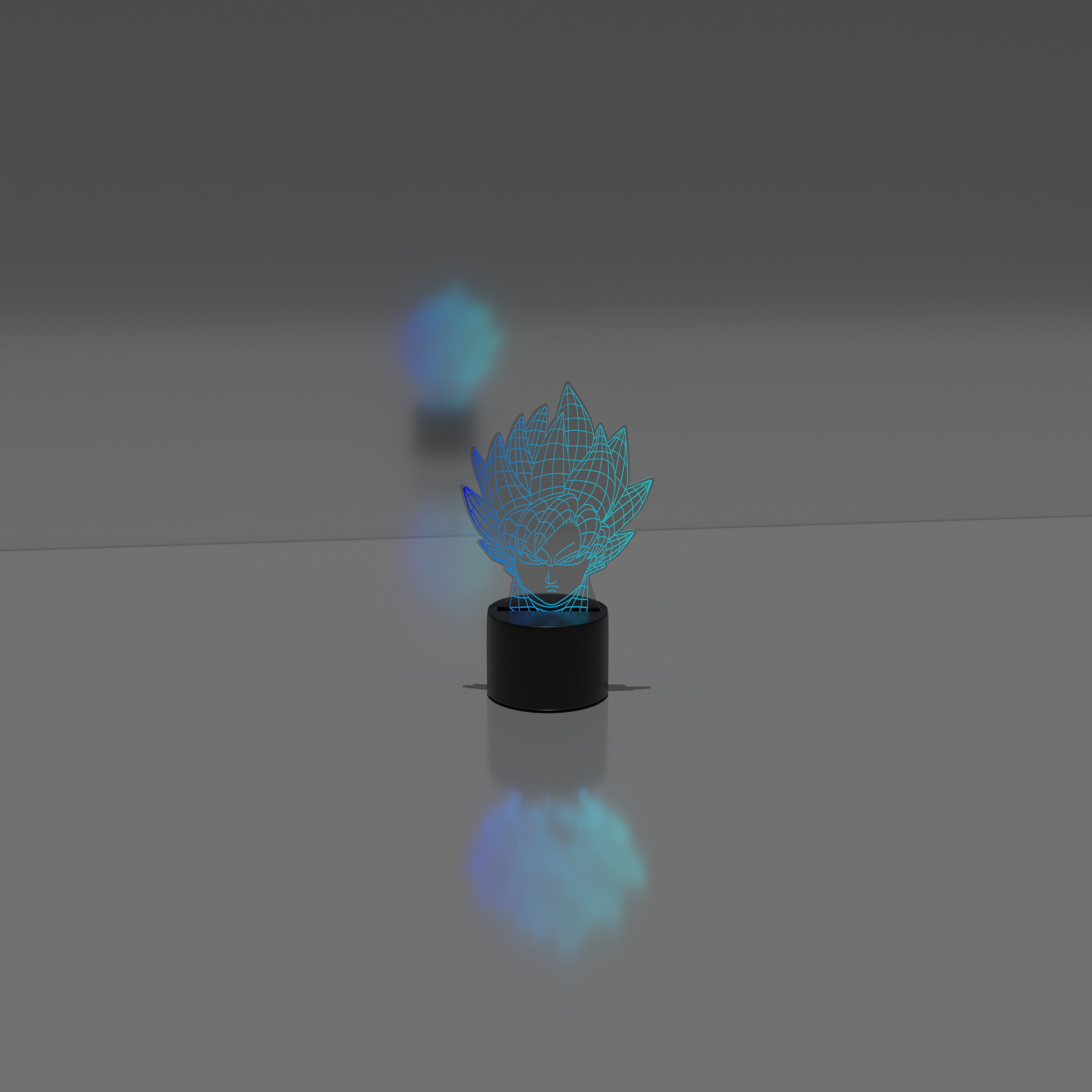 Goku RGB Figure 3D model | CGTrader