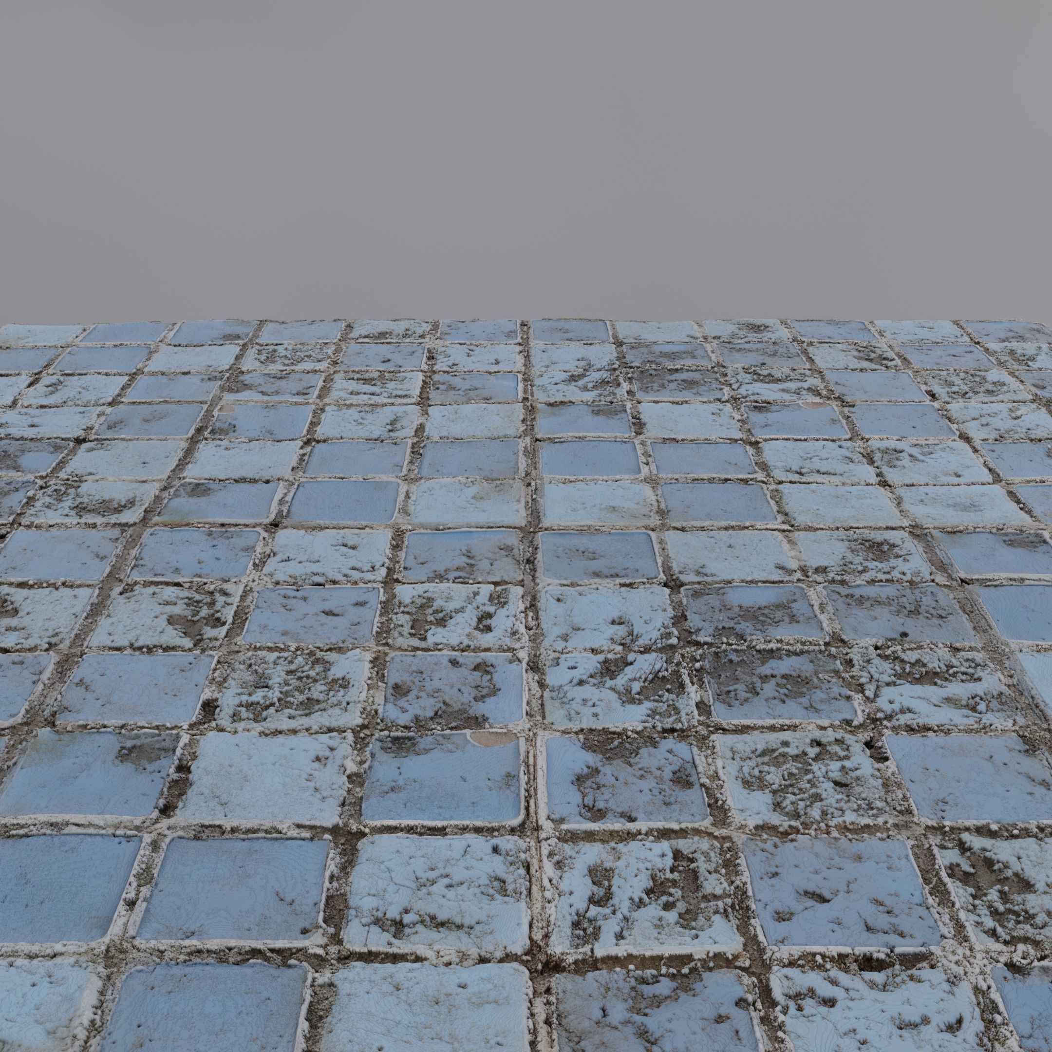 Destroyed Pool Tile 3D model | CGTrader