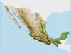 Mexico Terrain Topography Elevation DEM Geography Landscape 3D model ...