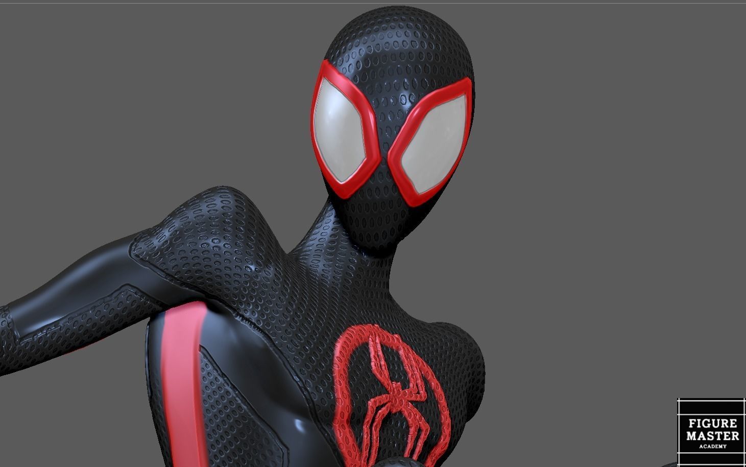 SPIDERMAN ACROSS THE SPIDERVERSE MILES MORALES 3D PRINT 3D model 3D ...