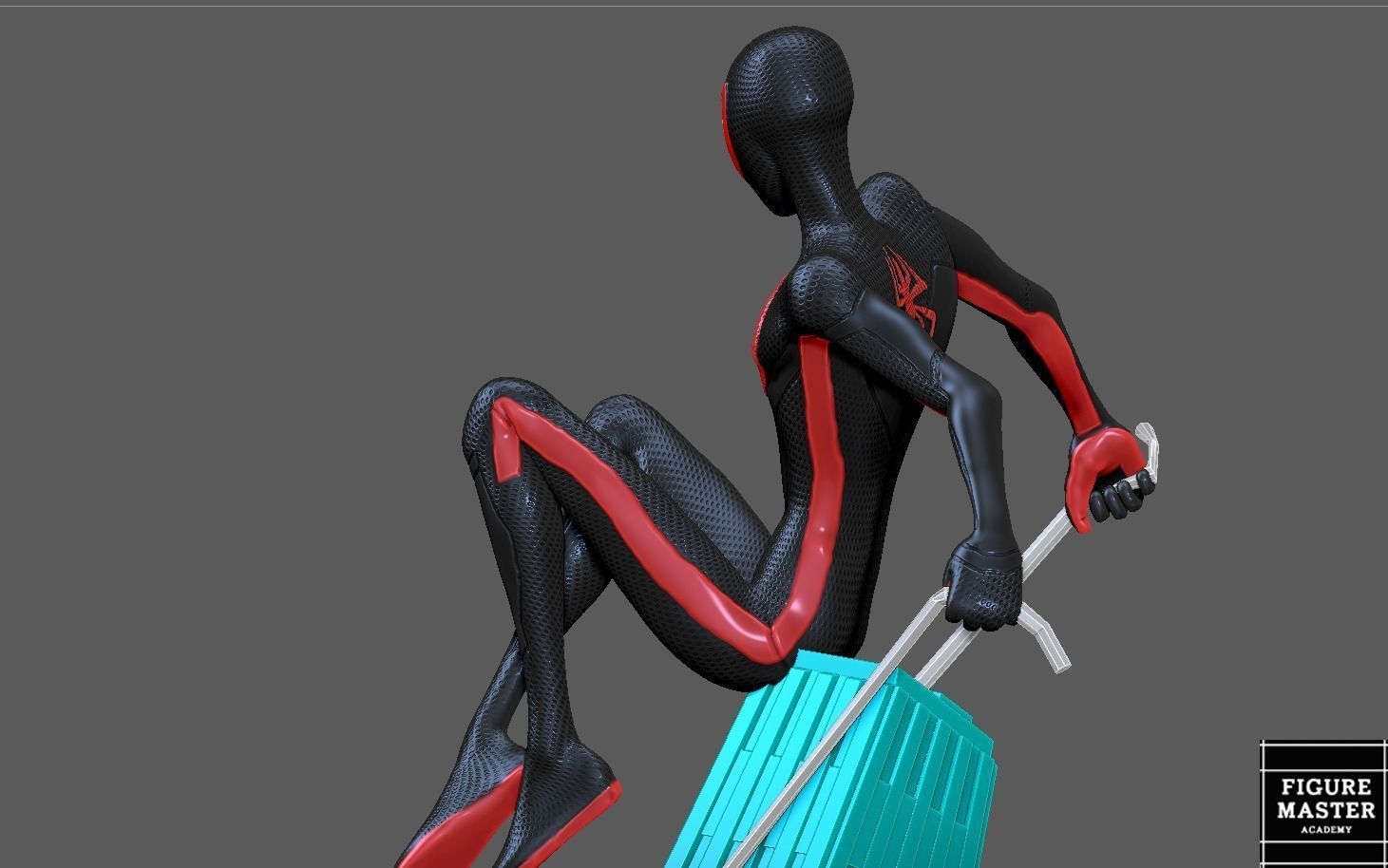 SPIDERMAN ACROSS THE SPIDERVERSE MILES MORALES 3D PRINT 3D model 3D ...