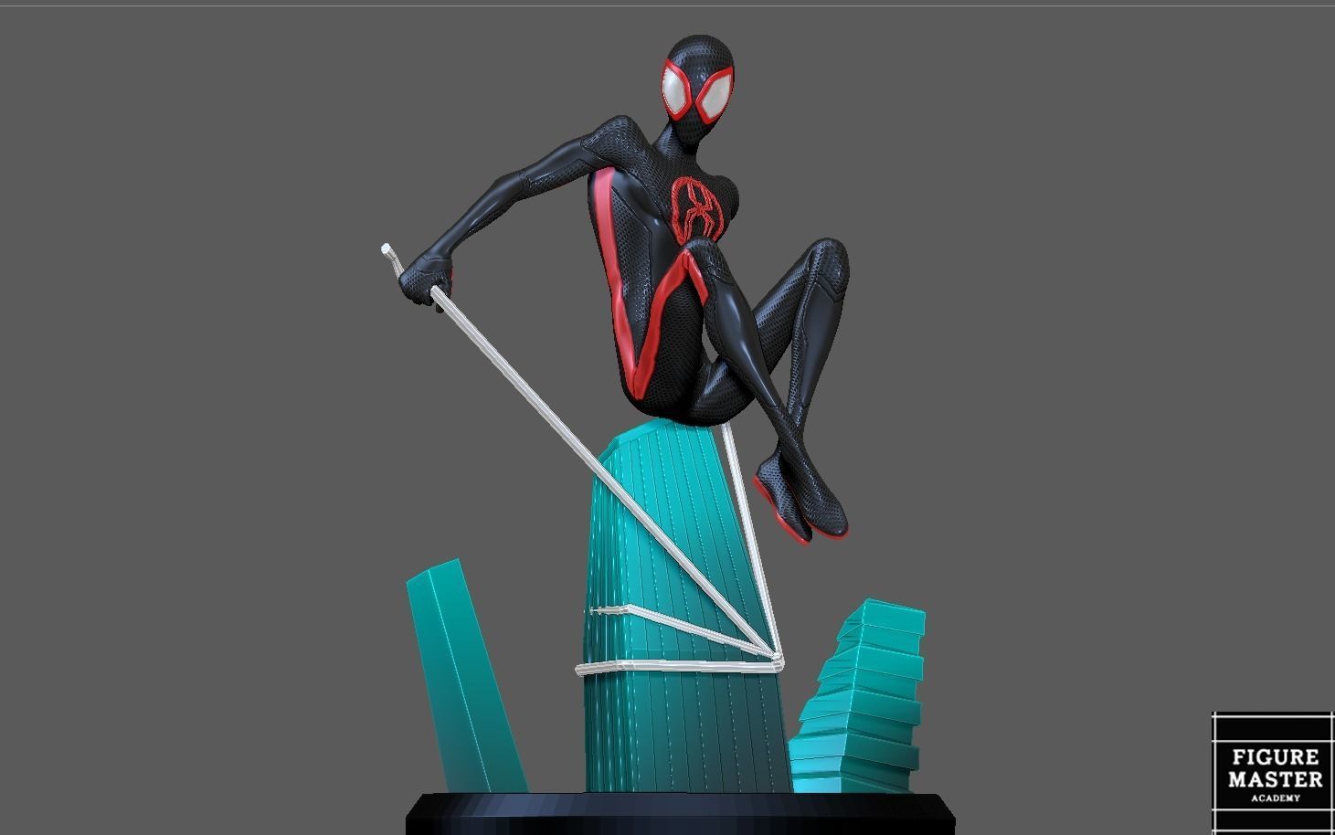 SPIDERMAN ACROSS THE SPIDERVERSE MILES MORALES MIGUEL 2099 PACK 3D ...