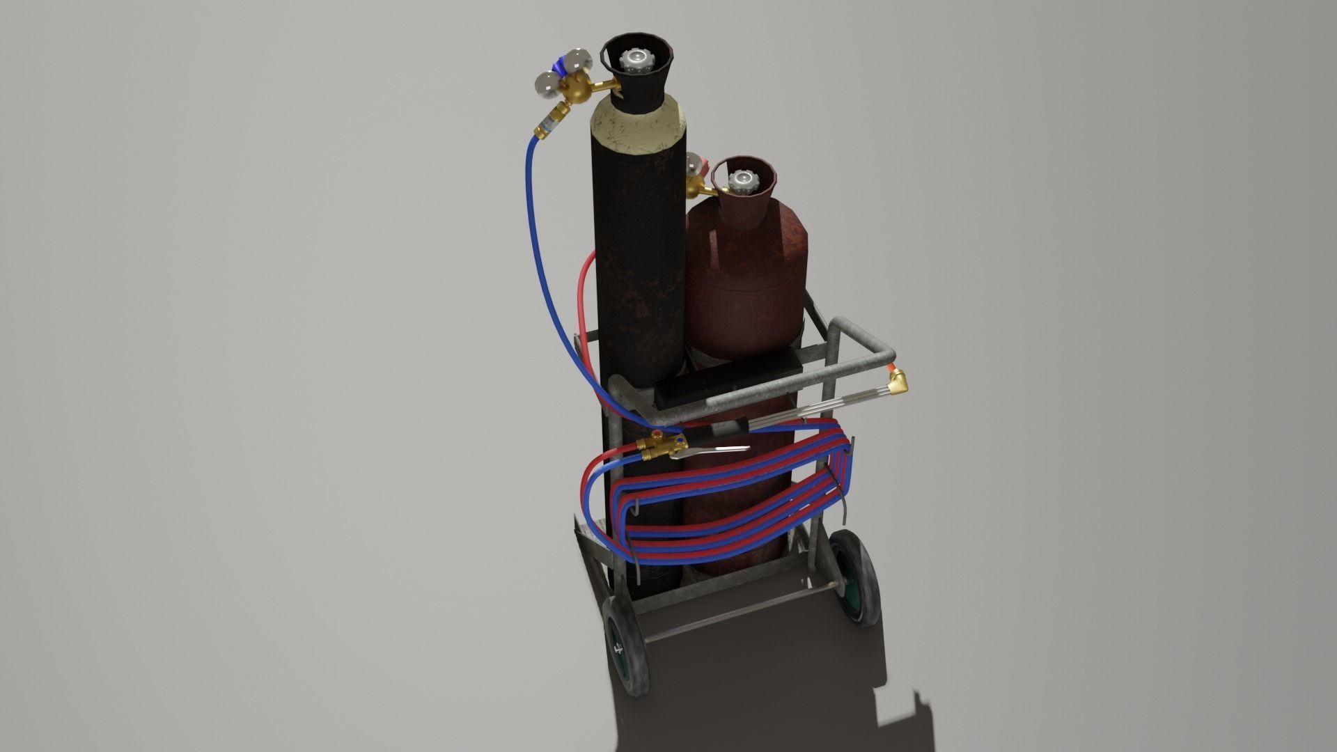 3D model Cutting Torch Set VR / AR / low-poly | CGTrader