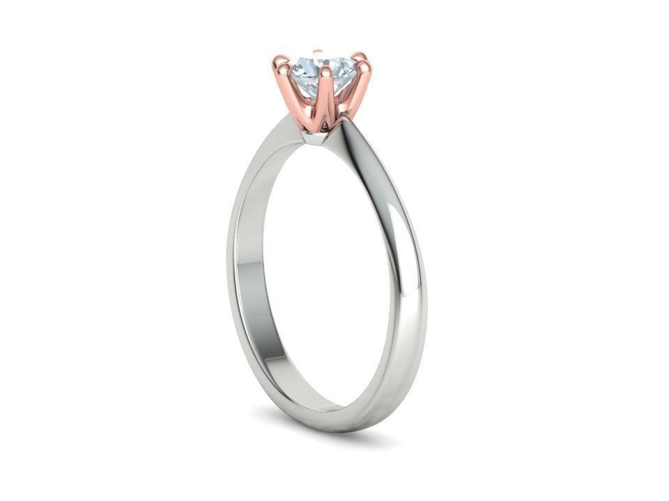 Solitaire Rings Collection 30 pointer and 50 pointer diamonds | CGTrader