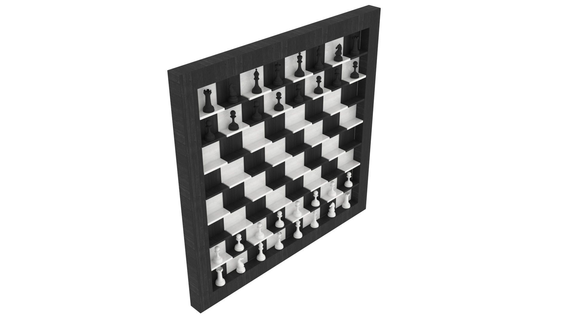 Wall Chess 3D model | CGTrader