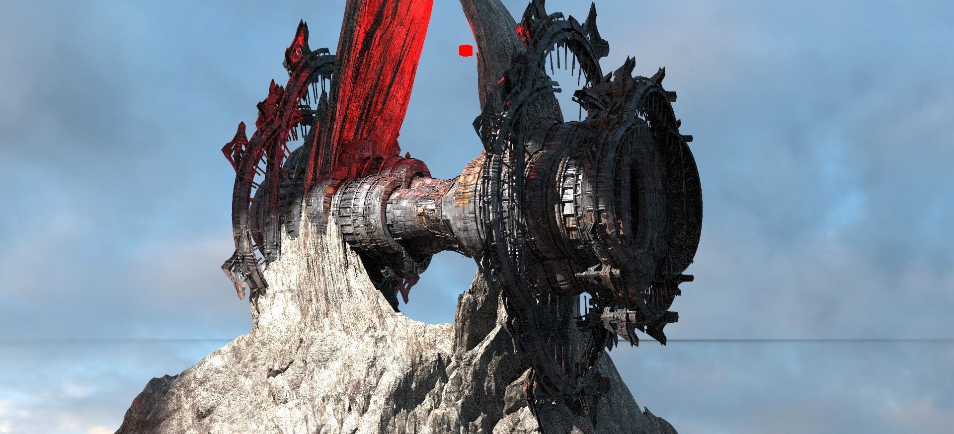 Great Wheel colossal structure 3D model | CGTrader