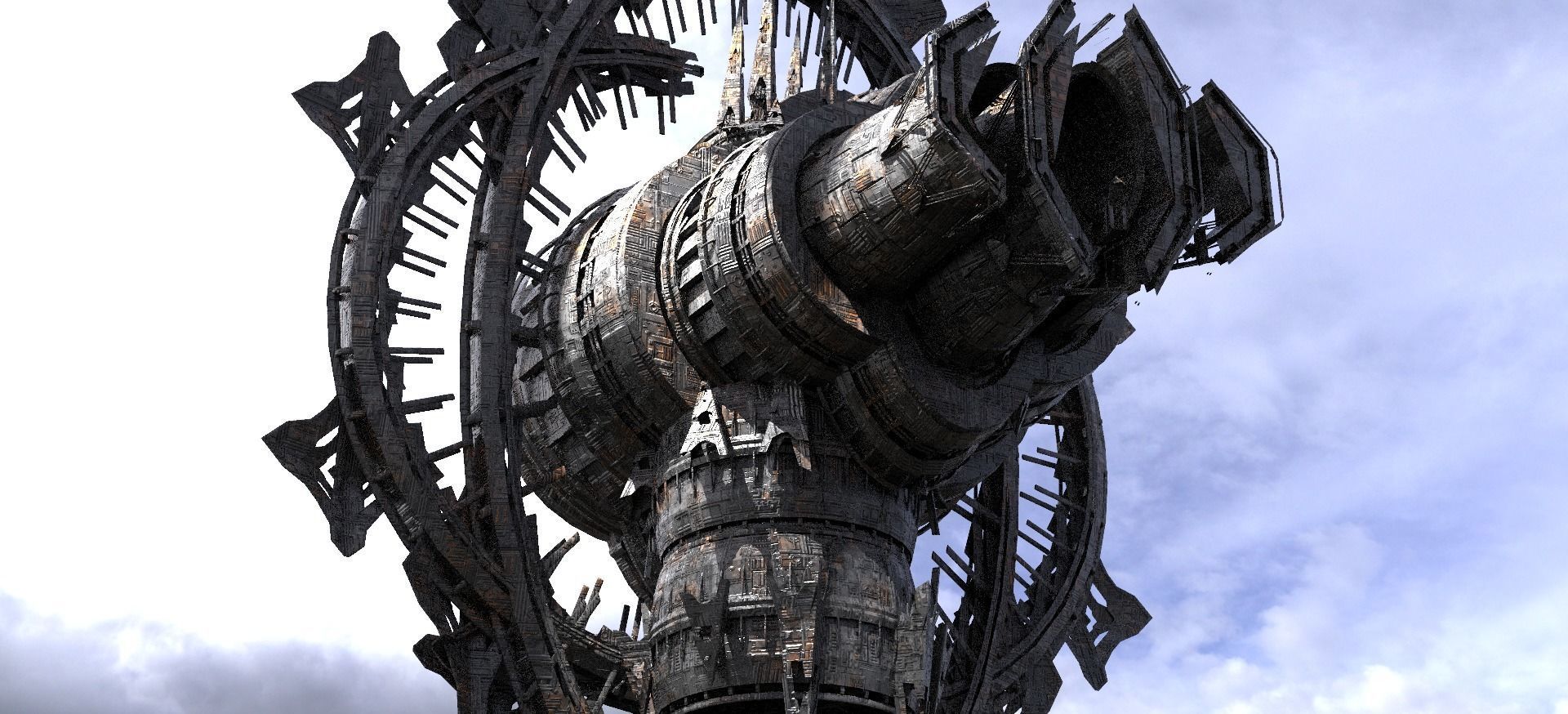 Dark Wraith Mountain Wheel 3D model | CGTrader