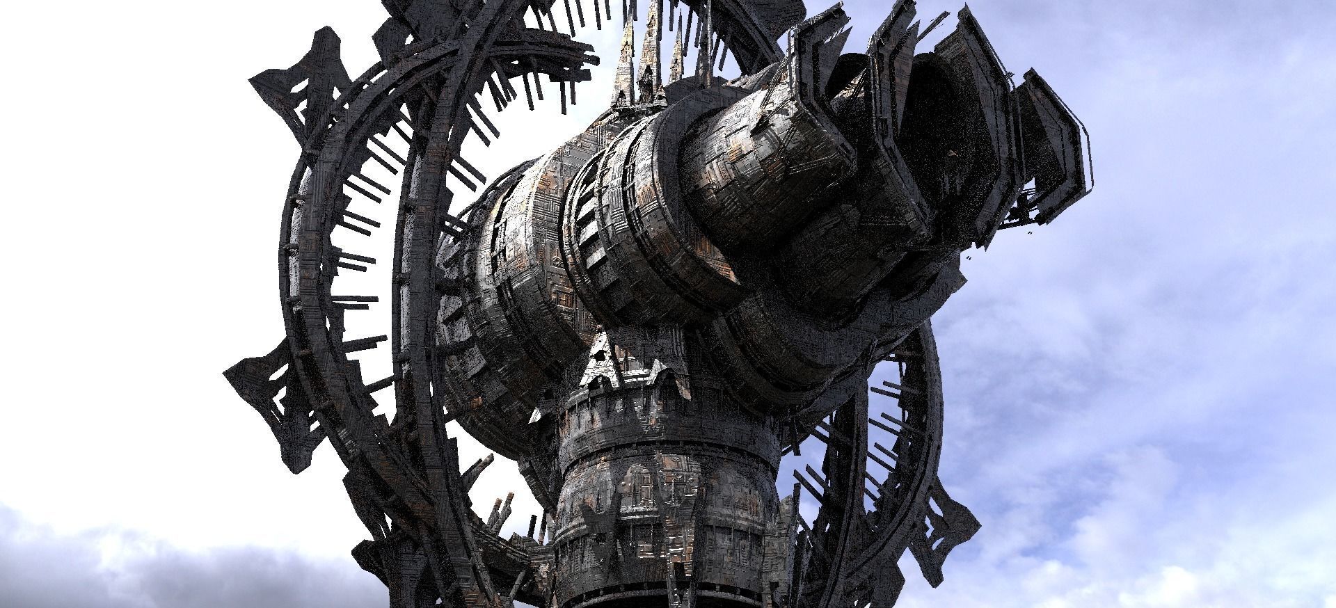Dark Wraith Mountain Wheel 3D model | CGTrader