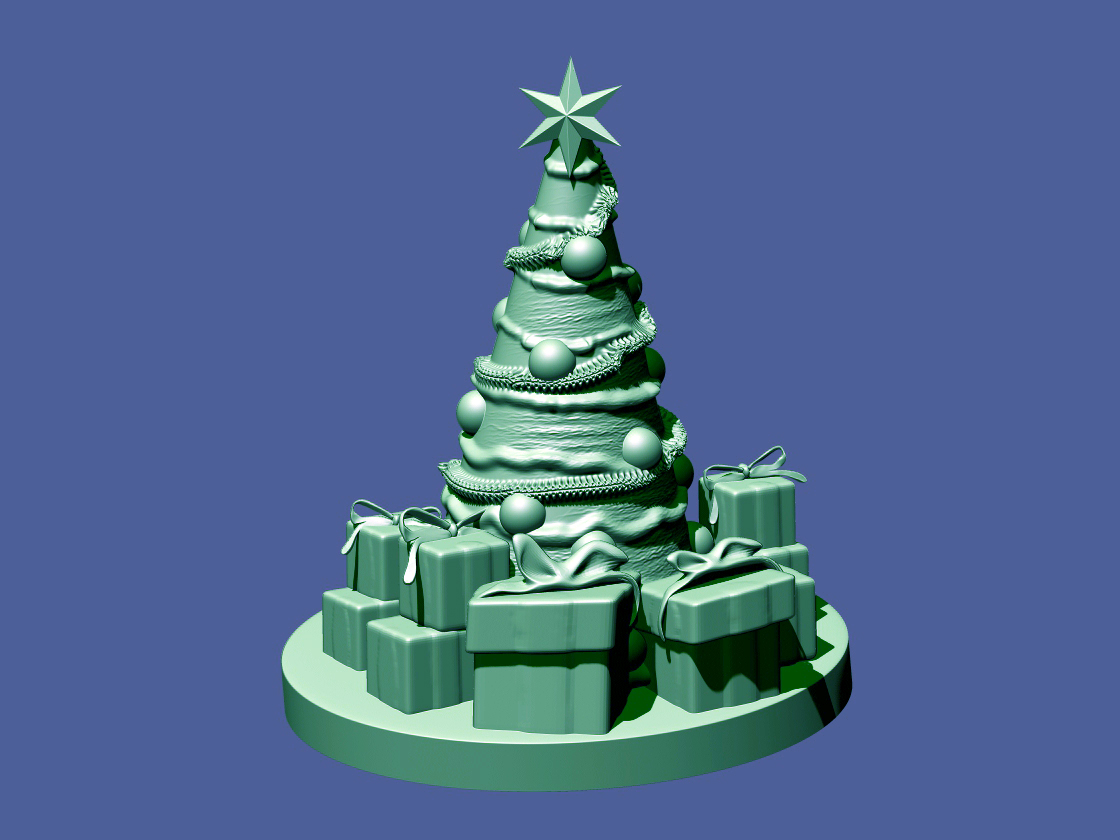 Christmas Tree 3D model 3D printable | CGTrader