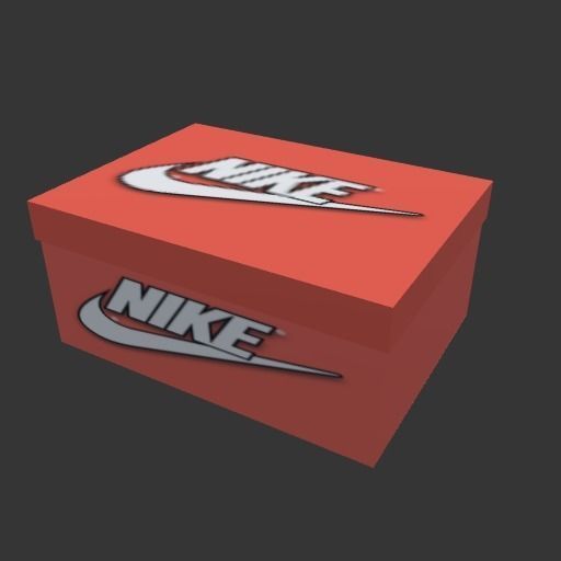 3D model Nike shoes box VR / AR / low-poly | CGTrader