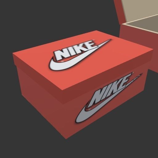 3D model Nike shoes box VR / AR / low-poly | CGTrader