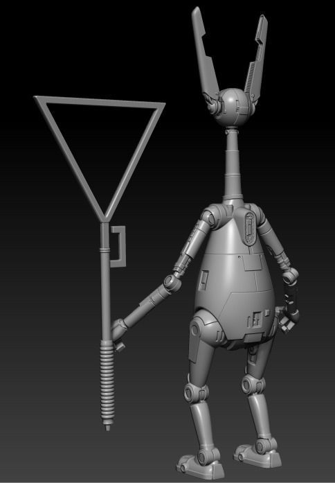 Ratcatcher LEP Droid One12 Scale Articulation 3D STL Files 3D model 3D ...