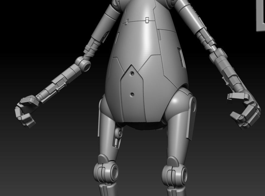 Ratcatcher LEP Droid One12 Scale Articulation 3D STL Files 3D model 3D printable | CGTrader